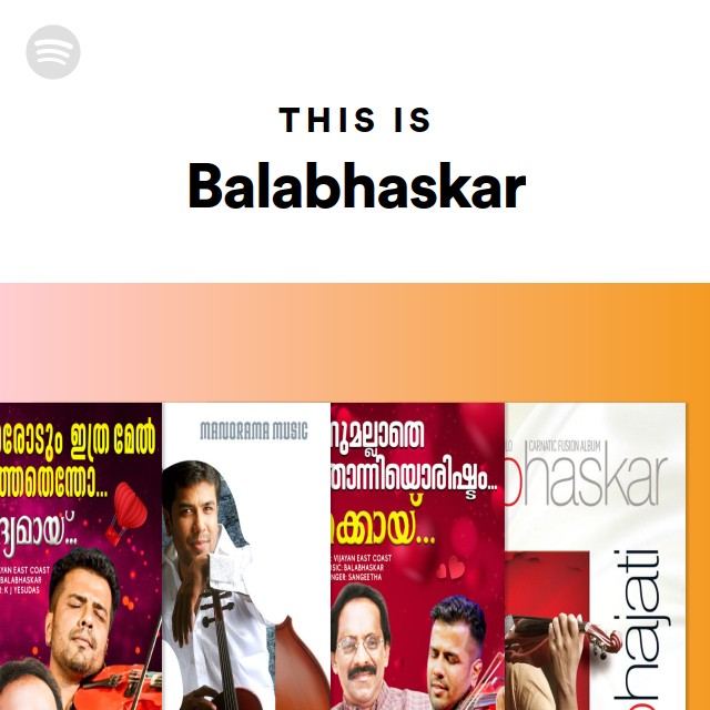 This Is Balabhaskar | Spotify Playlist