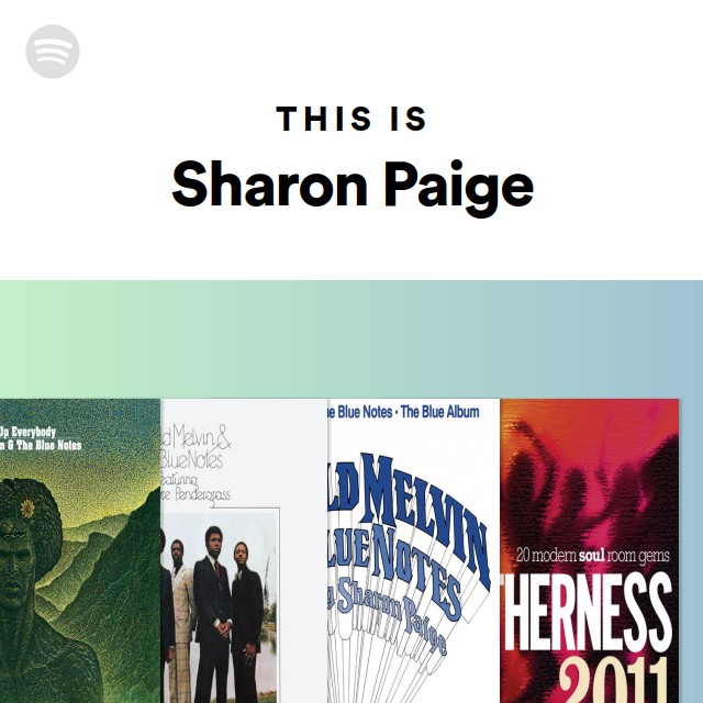 This Is Sharon Paige | Spotify Playlist