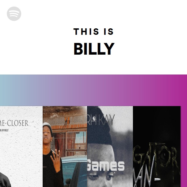 This Is BILLY | Spotify Playlist