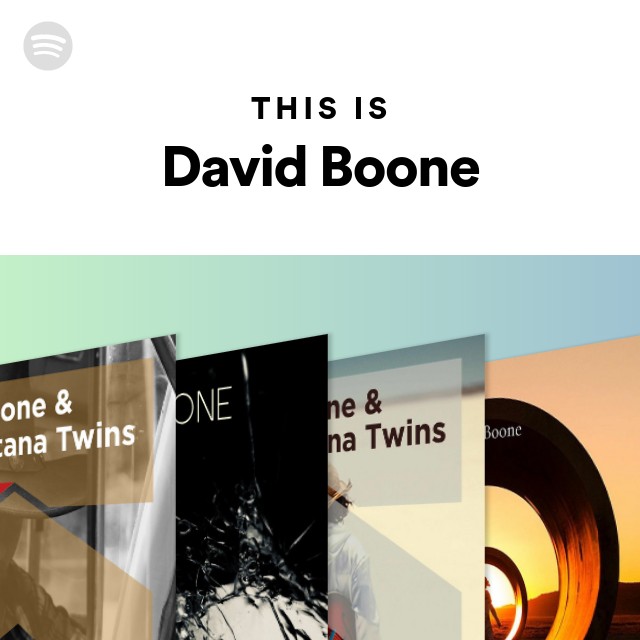 This Is David Boone - playlist by Spotify | Spotify