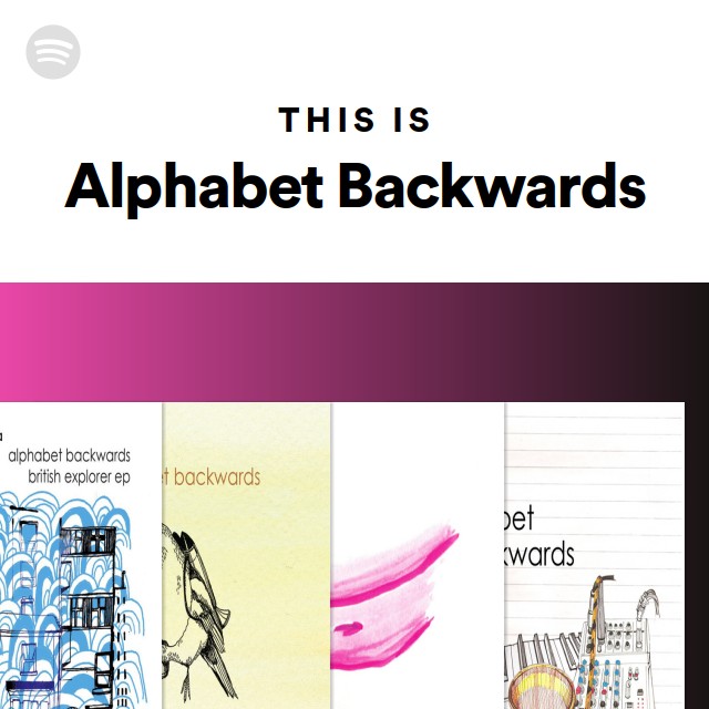 English Alphabet Backwards