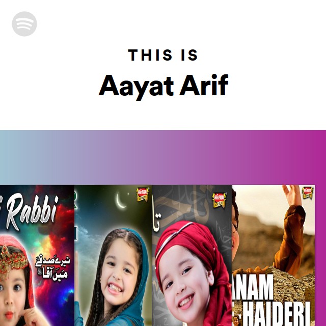 This Is Aayat Arif - playlist by Spotify | Spotify